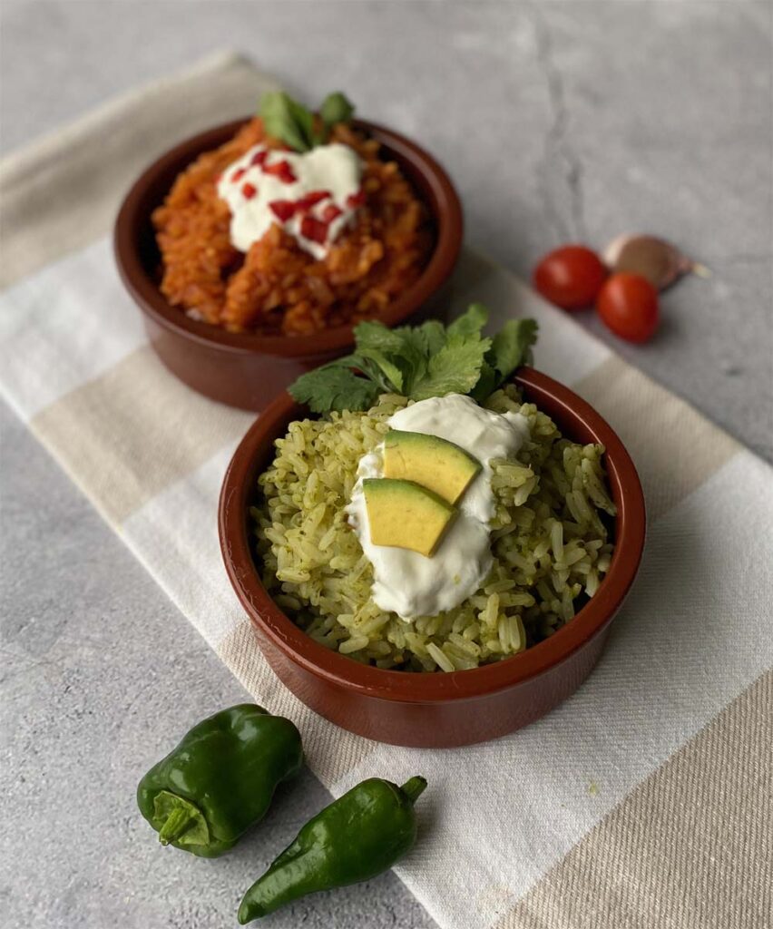 Green Rice (grüner Reis, Texmex-Beilage) | USA kulinarisch