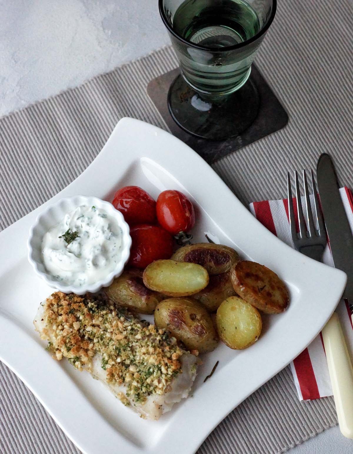 Cod and Tomato Tray Bake | USA kulinarisch