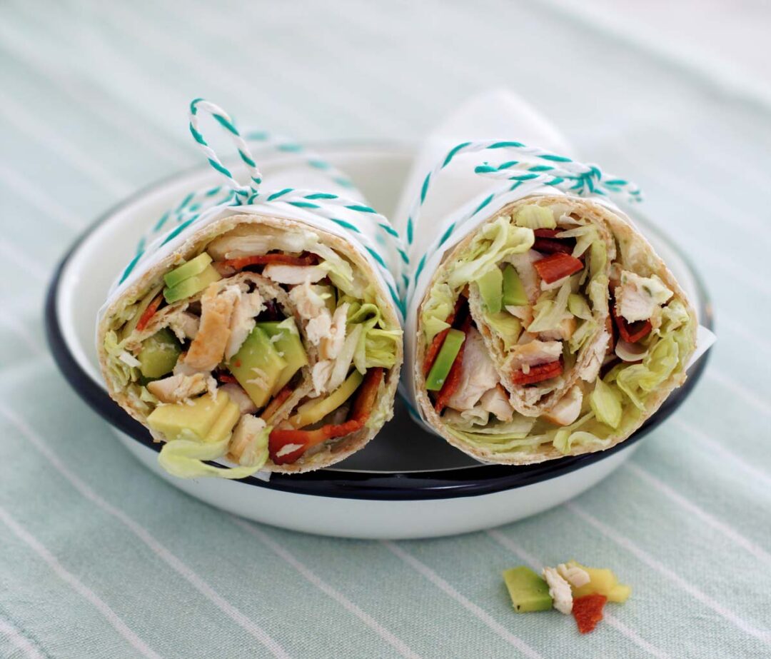 Für unterwegs: Chicken Avocado Wraps | USA kulinarisch
